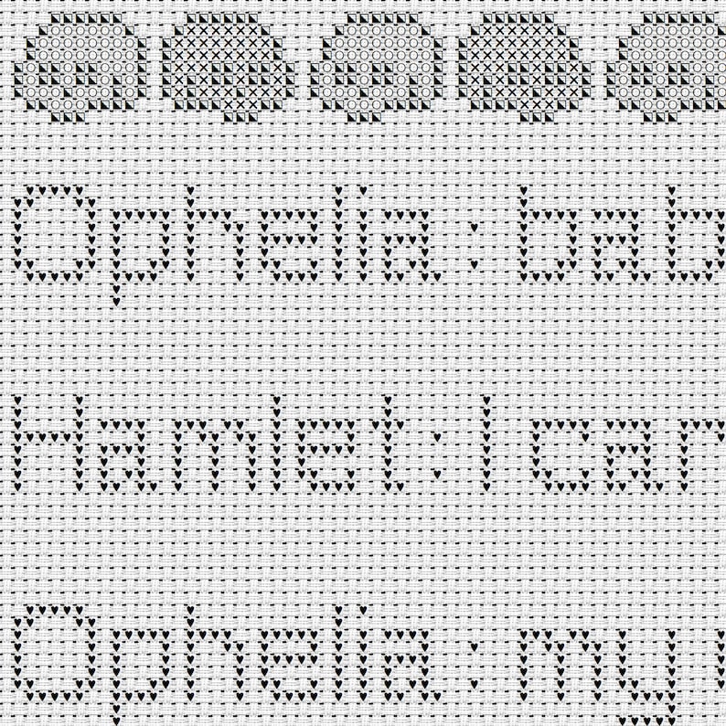 Hamlet Come Over Digital Cross Stitch Pattern - Etsy