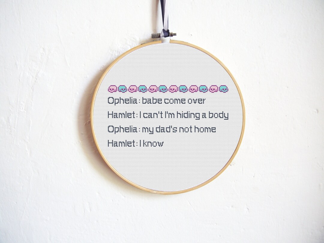 Hamlet Come Over Digital Cross Stitch Pattern - Etsy