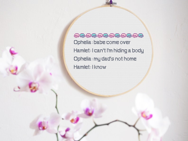 Hamlet Come Over Digital Cross Stitch Pattern - Etsy
