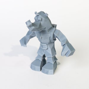 3d Printed Low Poly Game Characters - Etsy