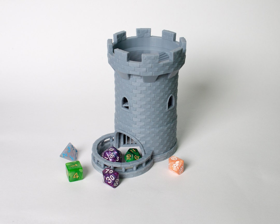 Dice Tower - Simple Castle - Etsy