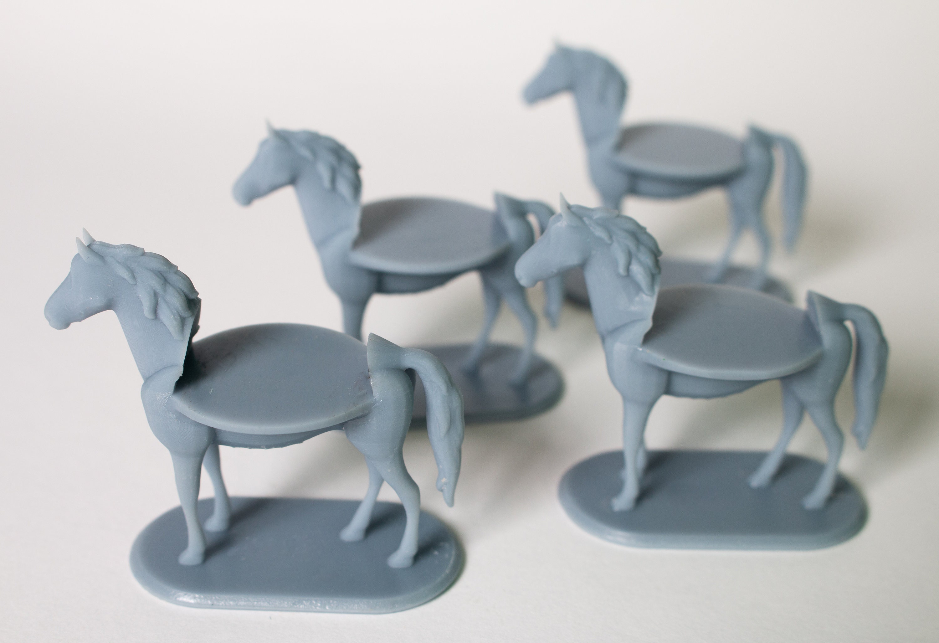 Dnd - Mounted Combat Horse Miniature Set(4) - Etsy