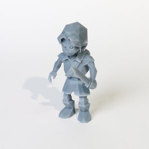 3d Printed Low Poly Game Characters - Etsy