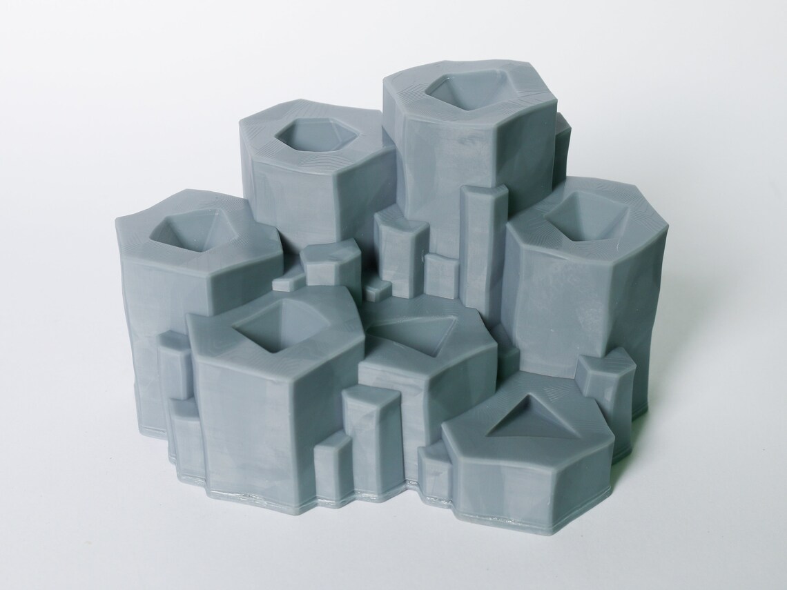 Stone Pillar Dice and Mini Display - Etsy