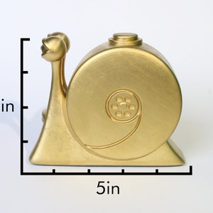 3d Printed Golden Transponder Snail - Etsy