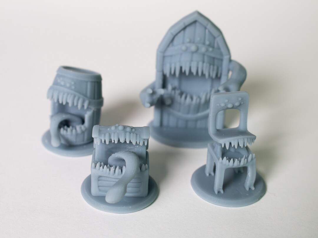 Dnd - Variant Mimics Miniature Set(4) - Etsy