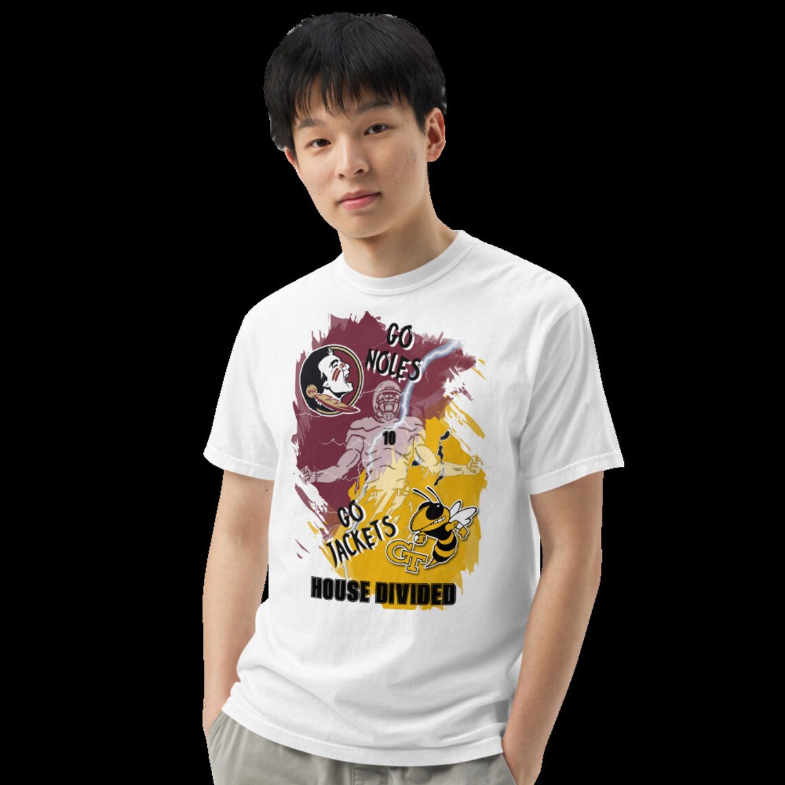 Custom House Divided Teams T Shirts Transfer - Etsy