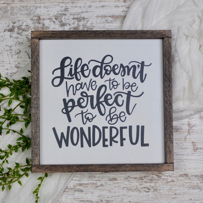 Wonderful Life Sign - Etsy