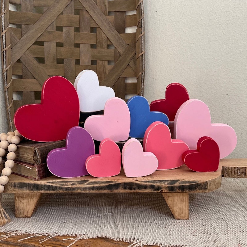 Wood Heart Decor - Etsy