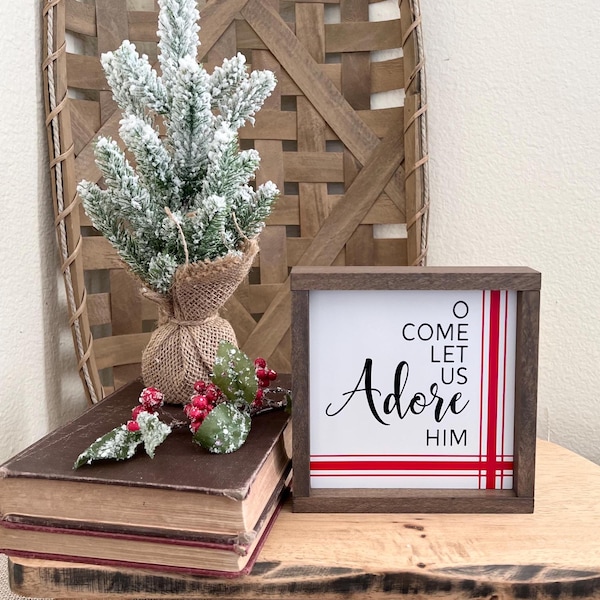Small Christmas Sign - Etsy