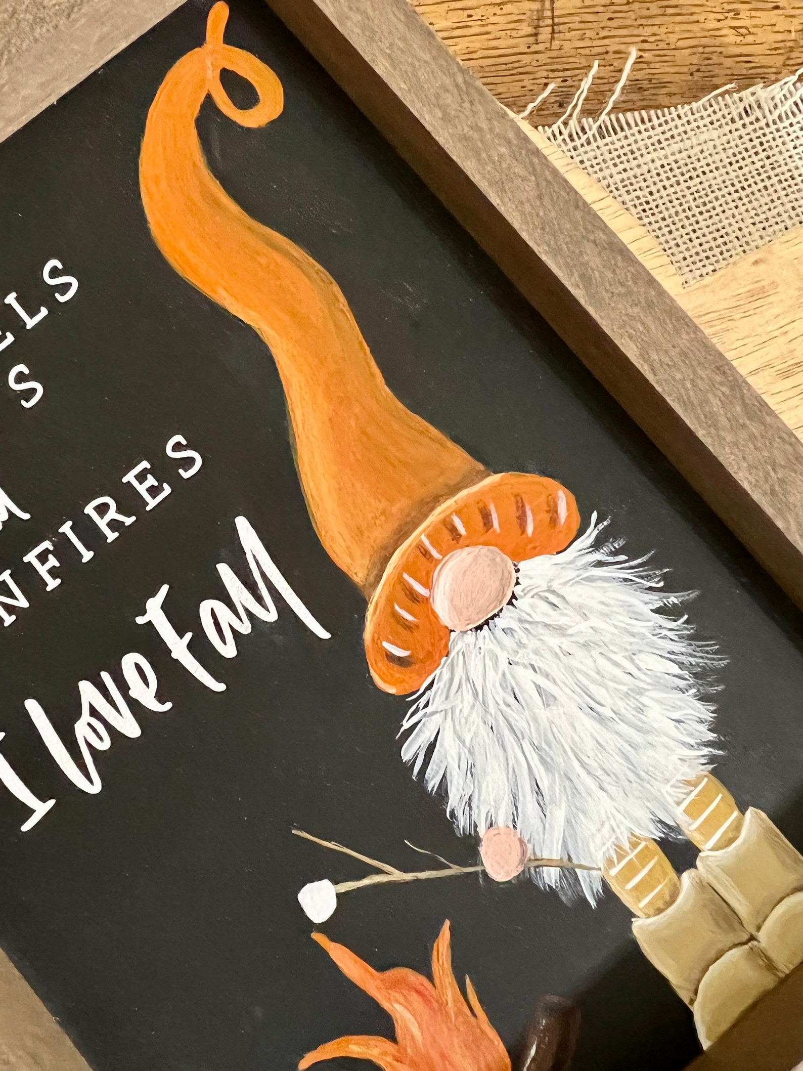 Fall Gnome Fall Wood Sign Gnome Sign Fall Tiered Tray Fall - Etsy