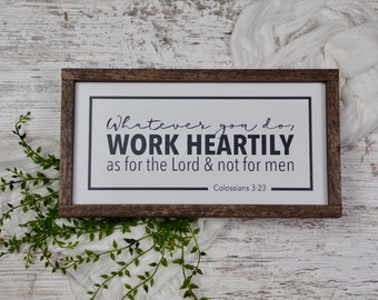 Colossians 3 Sign | Etsy