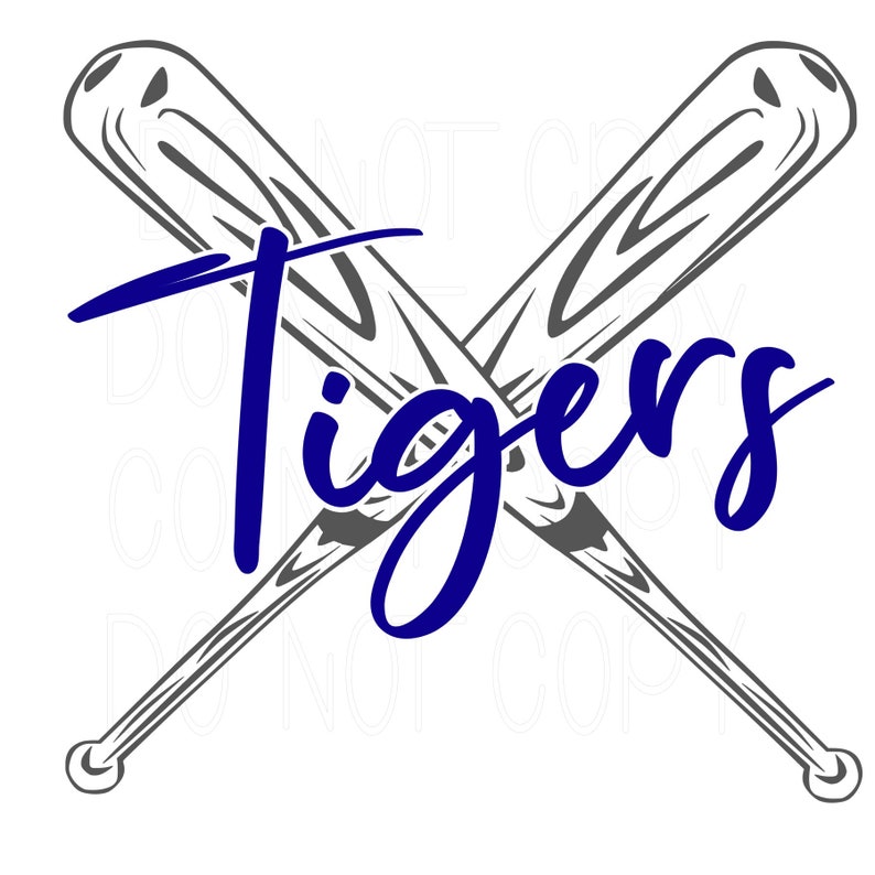 TIGERS Baseball PNG, SVG Digital Files - Etsy