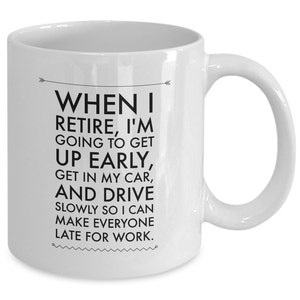 Retirement Mug - Retirement Coffee Mugs - Retired Mug - Funny ...