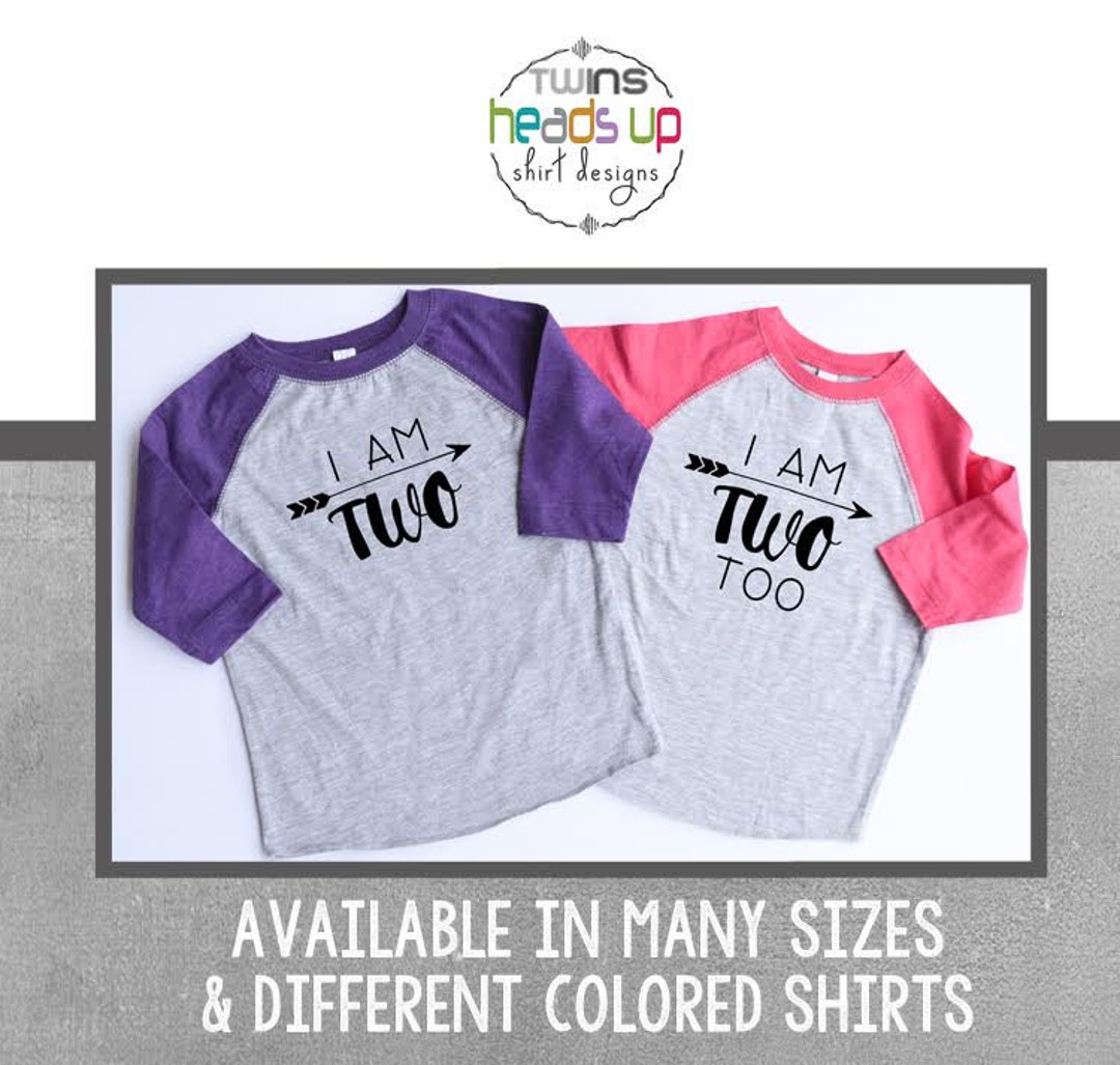 Twin Girl Second Birthday Shirts - 2nd Birthday Shirts Twin Girls - I ...