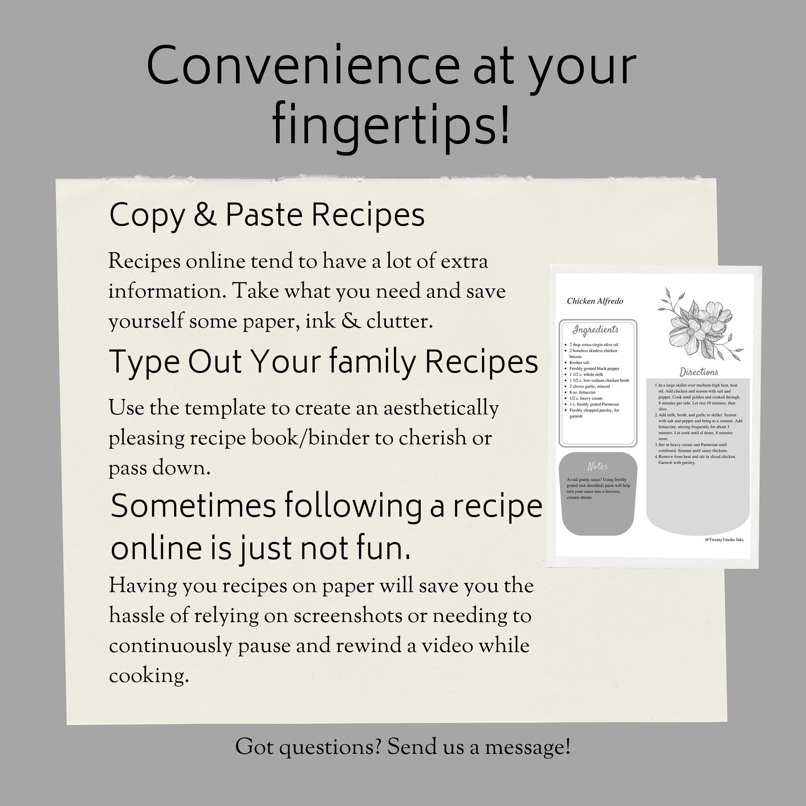 Editable Recipe Template Printable Recipe Template Digital Download ...