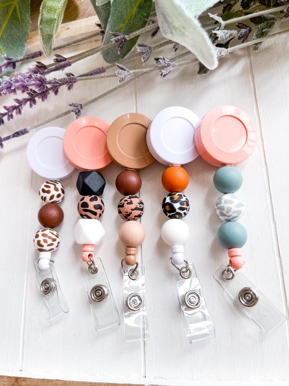 Animal Print Series Alligator Clip Badge Reels - Etsy