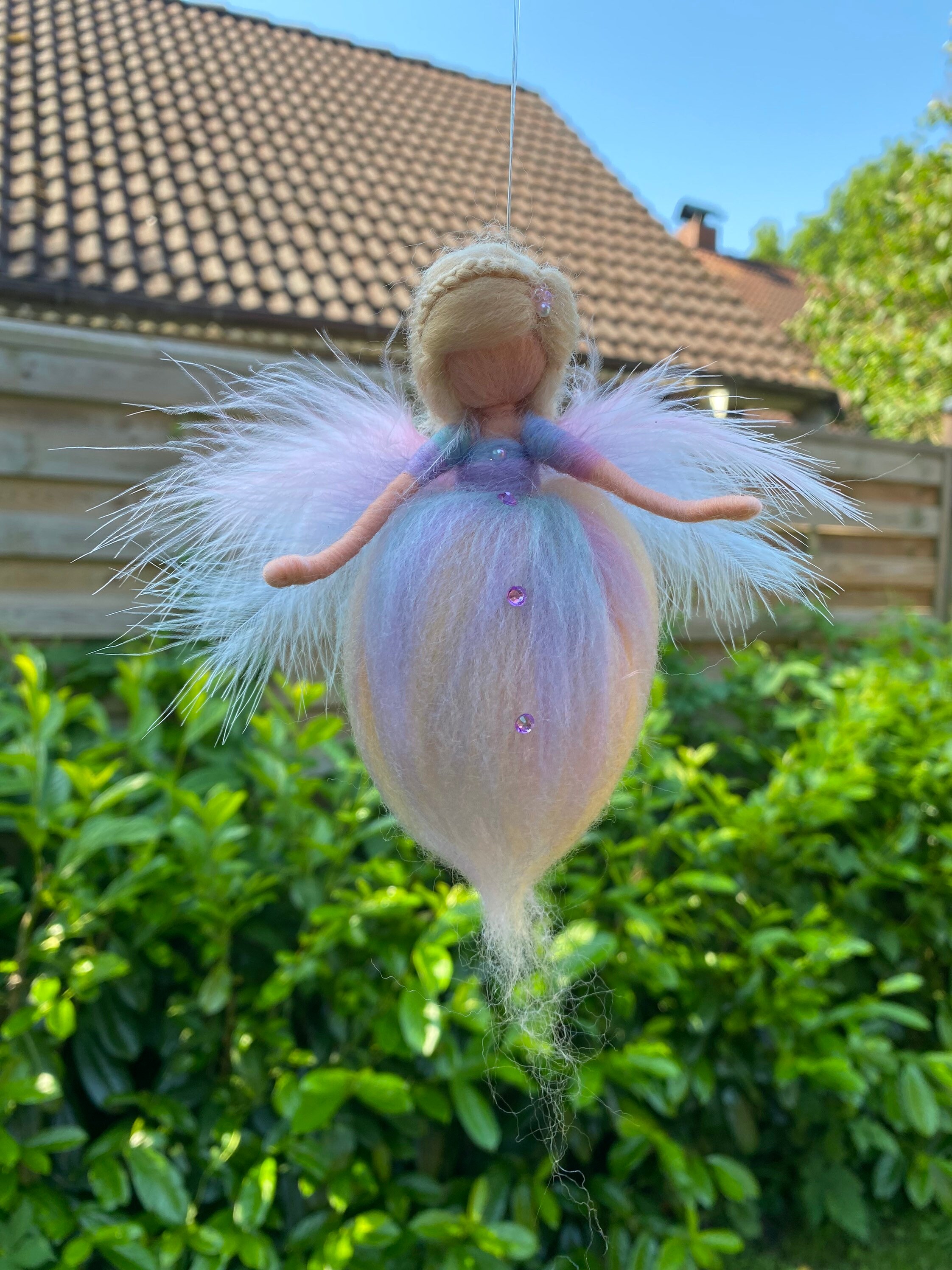 Fluffy Unicorn Elf Unicorn Fairy Elf Felt Waldorf Gift - Etsy UK