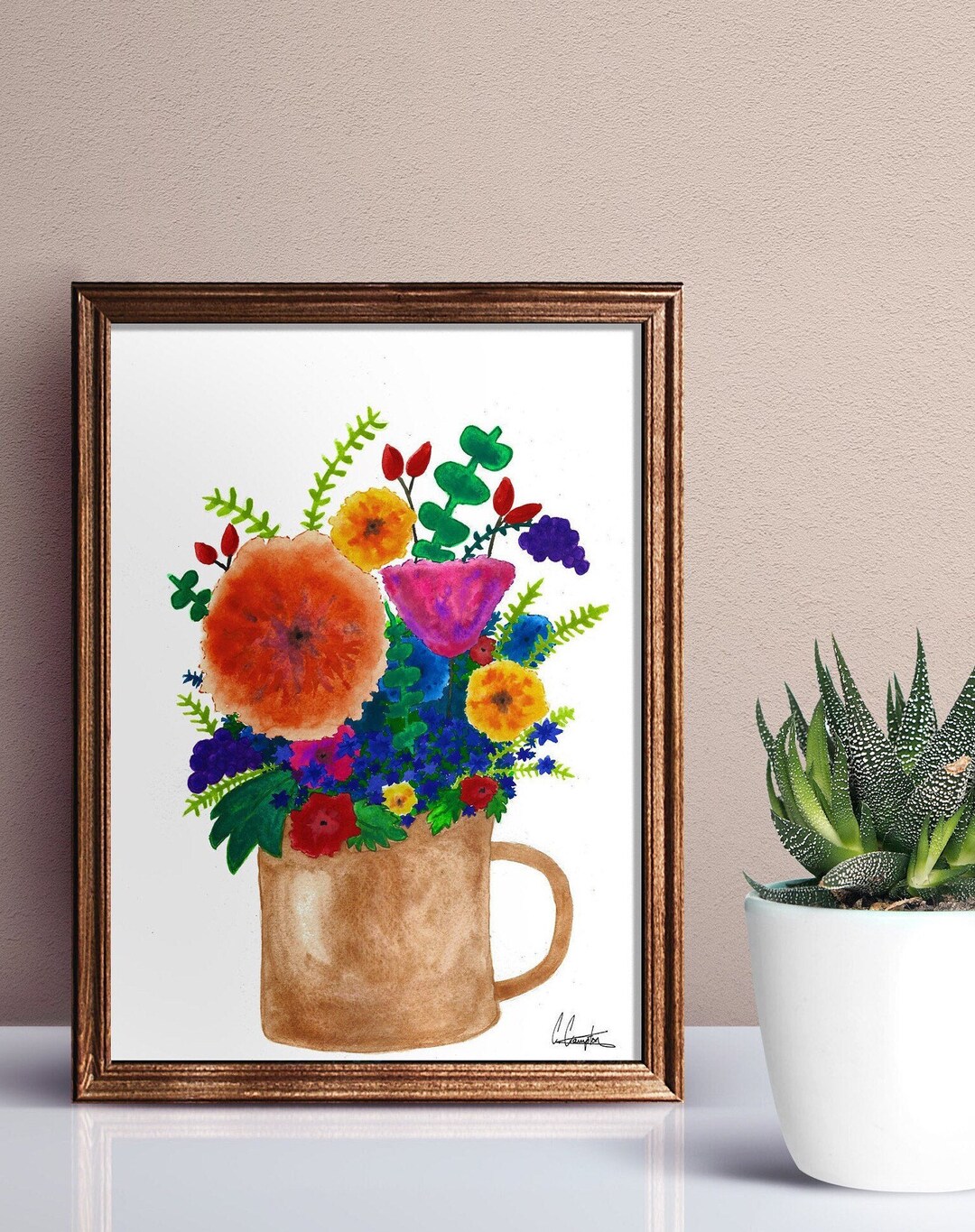 Flowers Printable Image, Poster Flowers, Flower Poster Image, Flowers ...