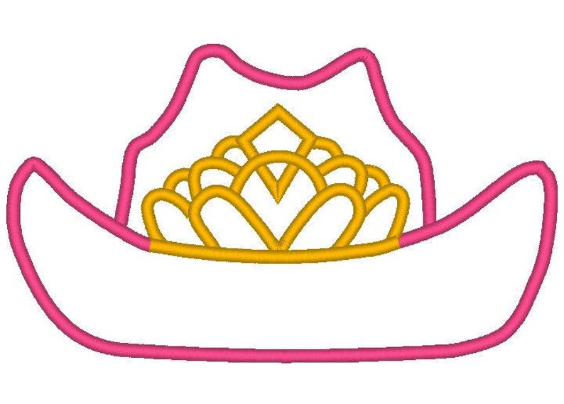 Instant Download: Rodeo Queen, Princess, Cowgirl Hat, Crown Machine ...