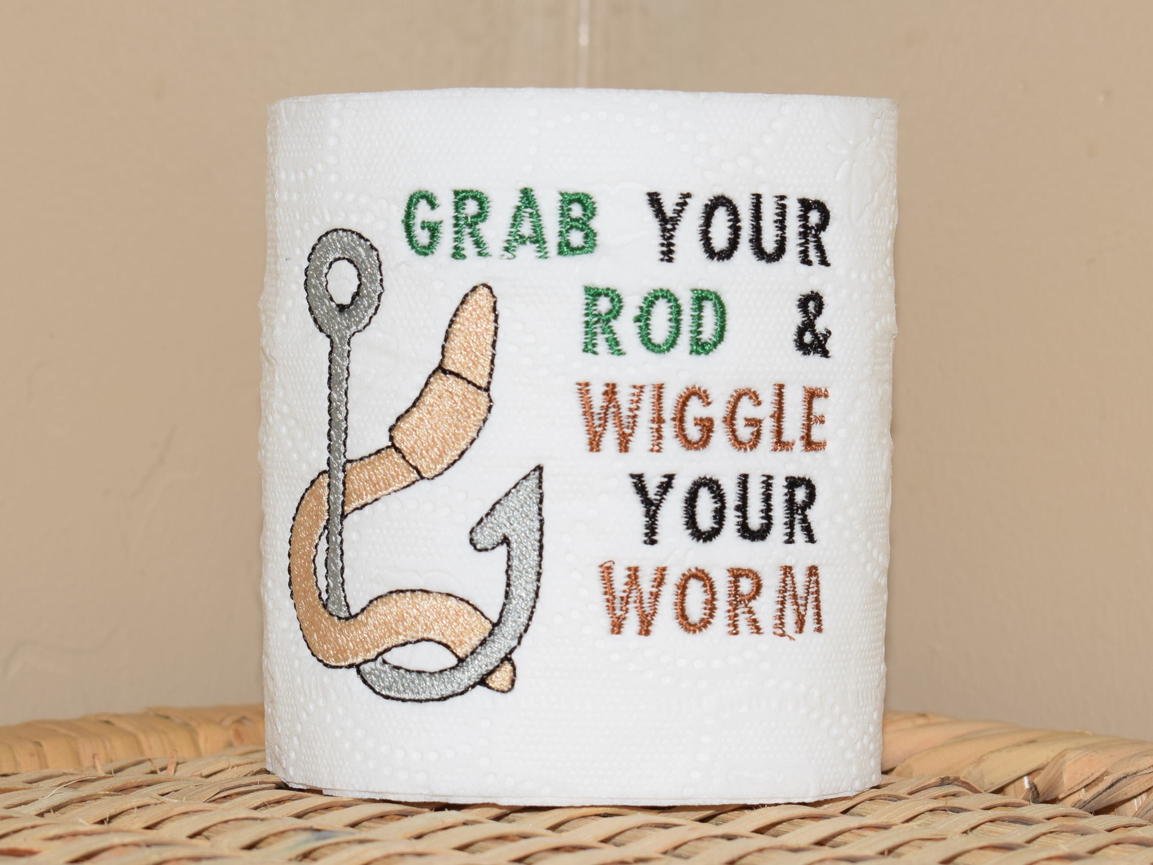 Instant Download: Grab Your Rod and Wiggle Your Worm Fishing - Etsy