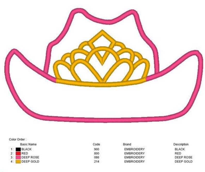 Instant Download: Rodeo Queen, Princess, Cowgirl Hat, Crown Machine ...