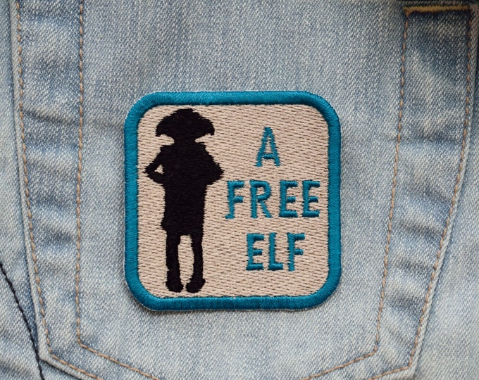 House Elf, A Free Elf Iron-on OR Hook Fastener Backed Embroidered Patch ...
