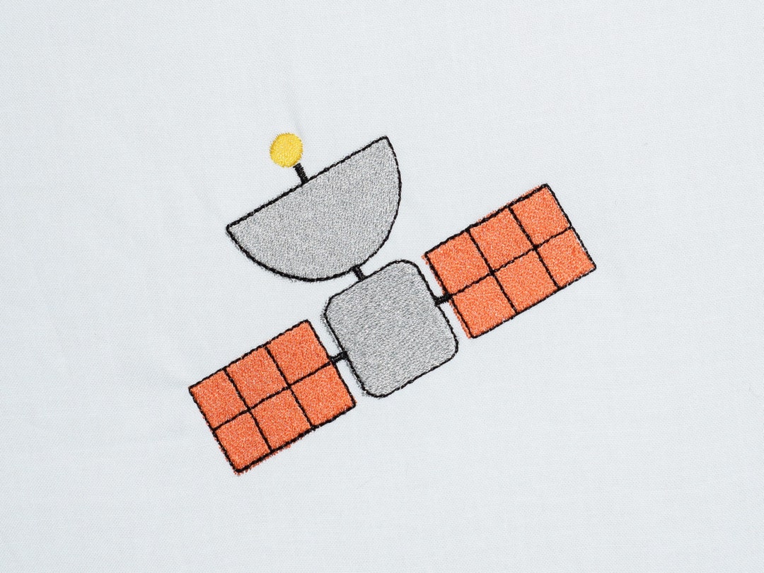 Instant Download: Satellite, Orbit, Space Machine Embroidery Design 6 ...