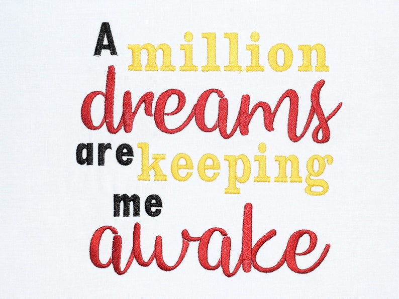Instant Download: A Million Dreams Keeping Me Awake | Etsy