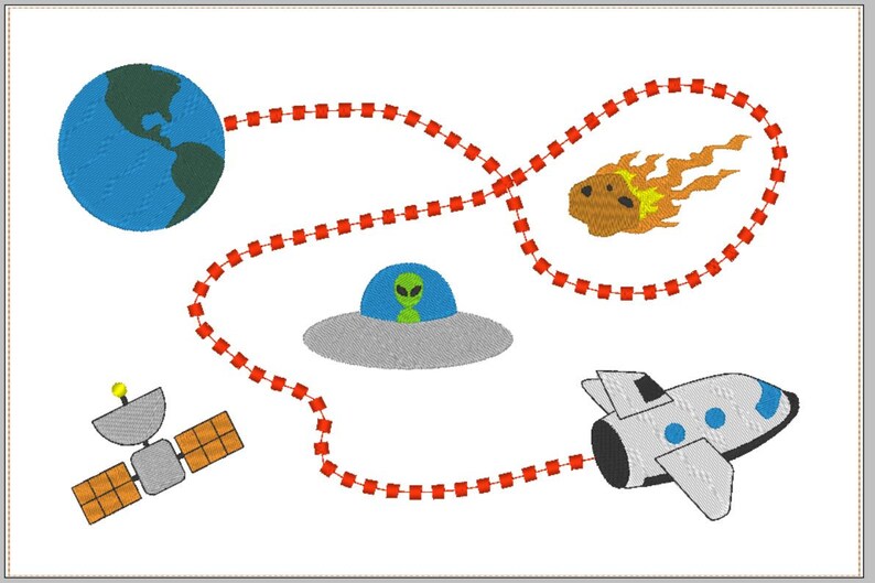 Instant Download: ITH Space Adventure Treasure Map Toy - Etsy