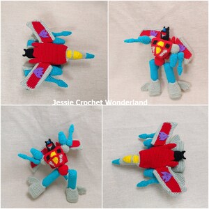 Crochet Transformers Decepticon Starscream_ Crochet Airplane _ PDF ...