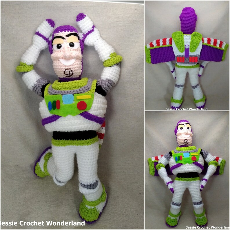 Buzz Lightyear English Crochet Pattern _ 16 inches Buzz | Etsy