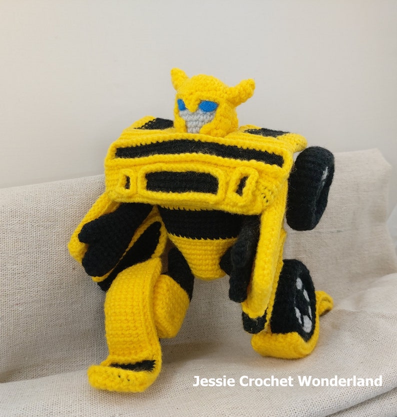 Crochet Transformers Bumblebee_ Bumblebee _ PDF English - Etsy
