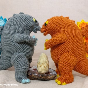 Crochet Godzilla Couple_ Godzilla Monsterverse _ PDF English Crochet ...