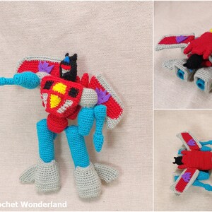 Crochet Transformers Decepticon Starscream_ Crochet Airplane _ PDF ...