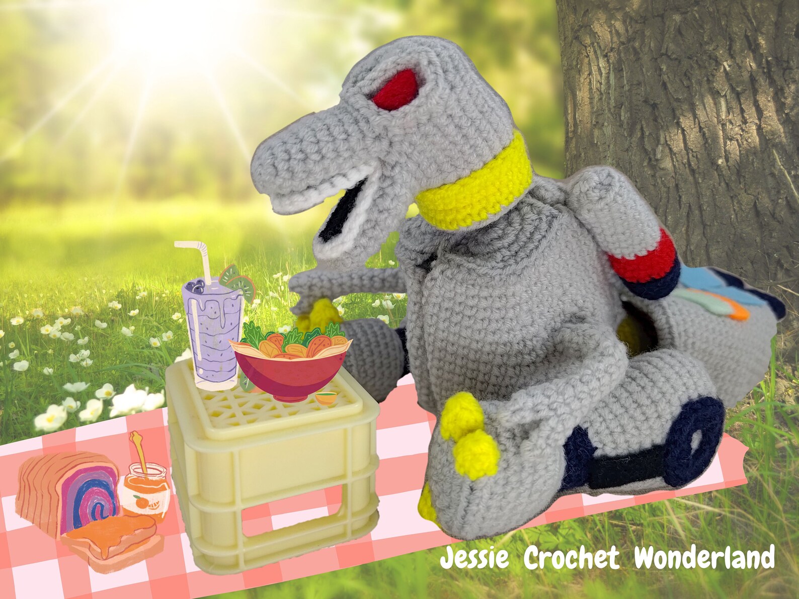 Crochet Transformers Dinobot Grimlock _ Tyrannosaurus _ PDF English ...