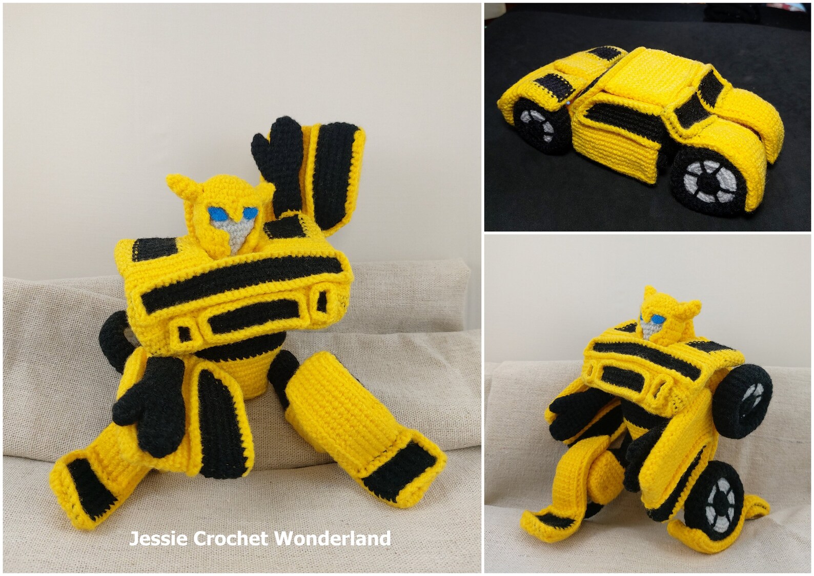 Crochet Transformers Bumblebee_ Bumblebee _ PDF English - Etsy