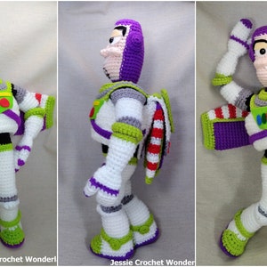Buzz Lightyear English Crochet Pattern _ 16 Inches Buzz Lightyear _ Toy ...