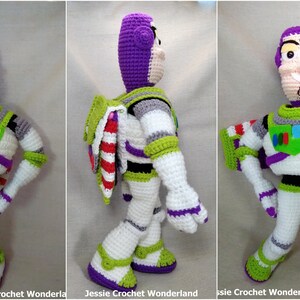 Buzz Lightyear English Crochet Pattern _ 16 Inches Buzz Lightyear _ Toy ...