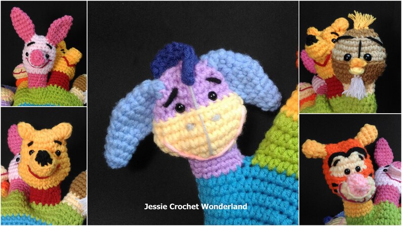 Winnie the Pooh_ Hand Puppet_disney_finger Puppet_english - Etsy