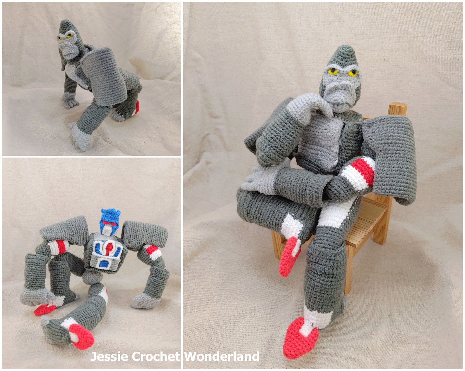 Crochet Transformers Gorilla _ Optimus Primal _ Maximals_ PDF English ...