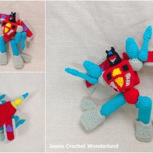Crochet Transformers Decepticon Starscream_ Crochet Airplane _ PDF ...