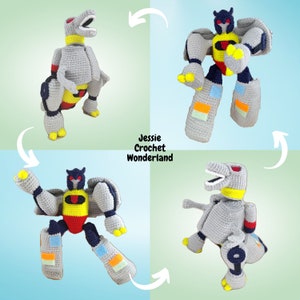 Crochet Transformers Dinobot Grimlock _ Tyrannosaurus _ PDF English ...