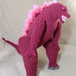 Crochet Red Godzilla _ Dragon Year _ PDF English Crochet Pattern of ...