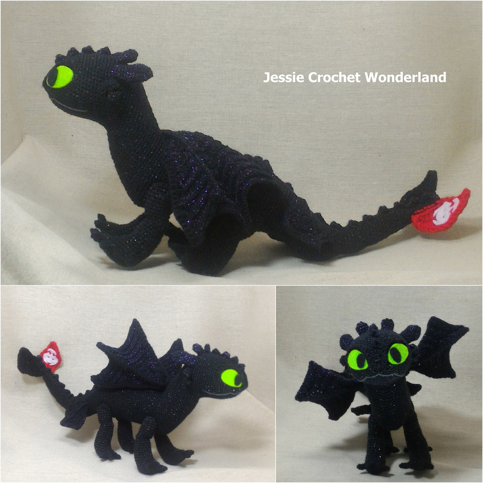 Toothless Fall in Love _ Toothless English Crochet Pattern - Etsy Canada