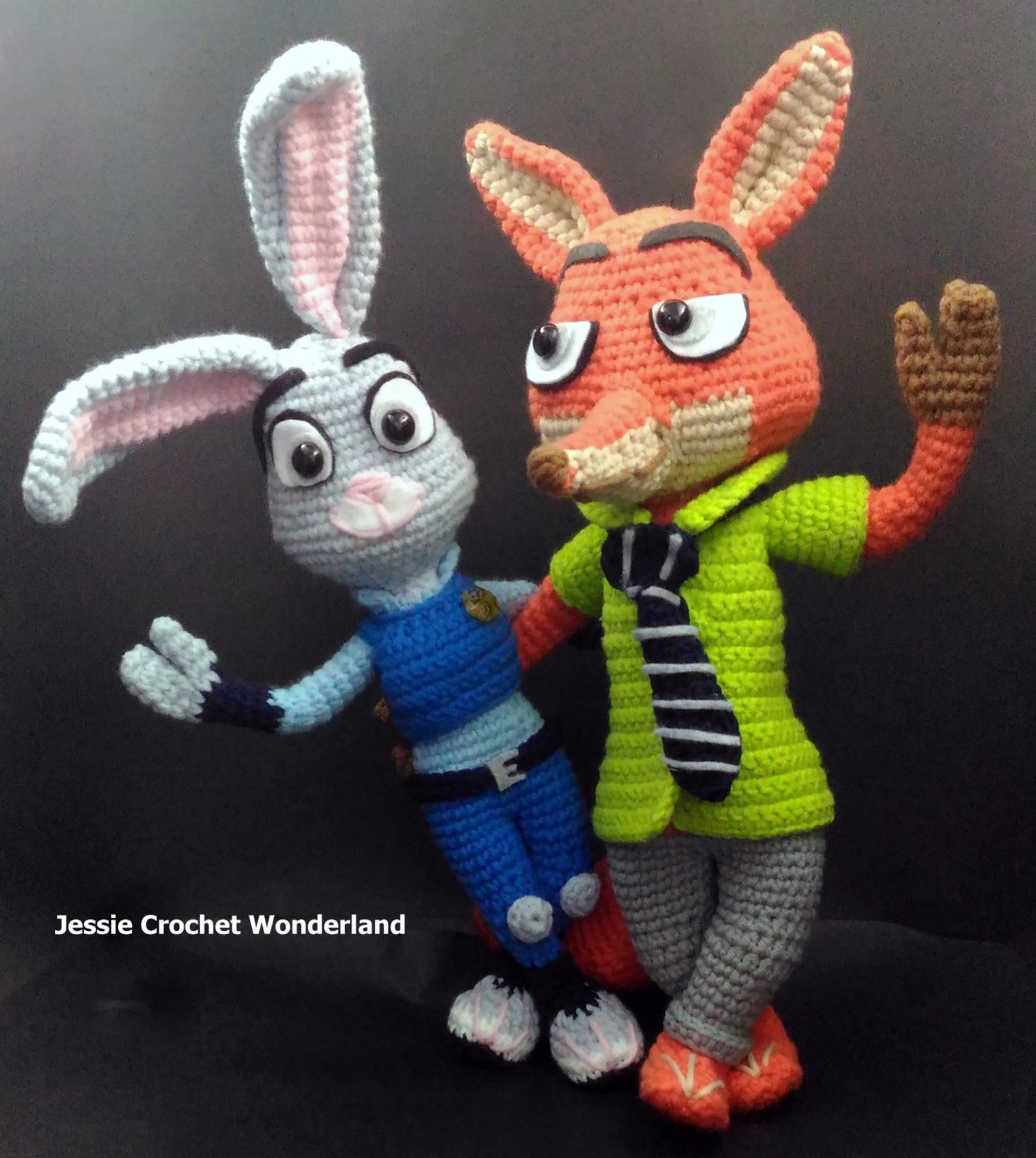 Judy and Nick Zootopia _ Crochet English Pattern - Etsy