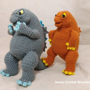 Crochet Godzilla Couple_ Godzilla Monsterverse _ PDF English Crochet ...