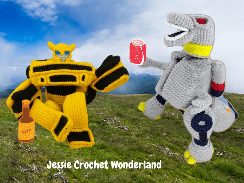 Crochet Transformers Bumblebee_ Bumblebee _ PDF English - Etsy