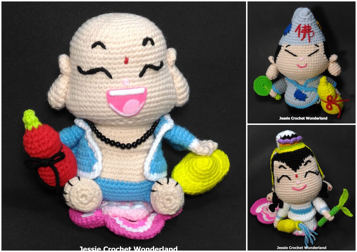 Laughing Buddha _ English Crochet Pattern - Etsy