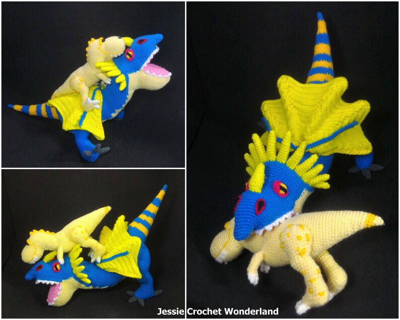 Dragon Stormfly _ Toothless Partner _ Dragon Crochet Pattern - Etsy